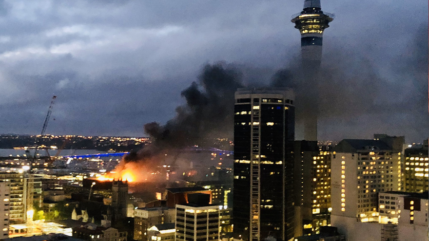 SkyCity Fire: Little change in fire overnight, 12 million litres of ...